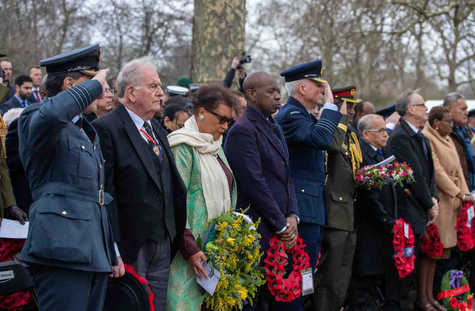 Commonwealth Day wreath-laying ceremony honored the World War II ...