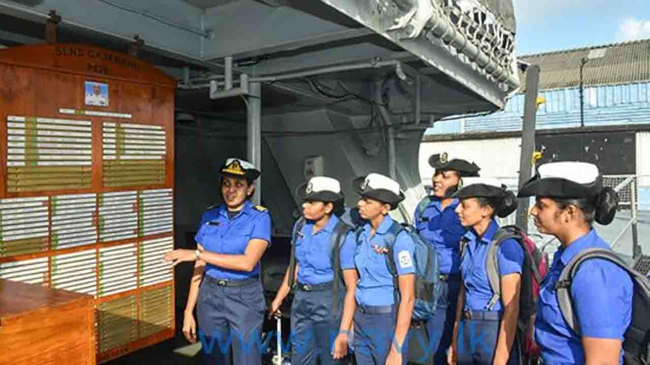 Sri Lanka Navy’s first all-women naval group assumes duties on sea ...