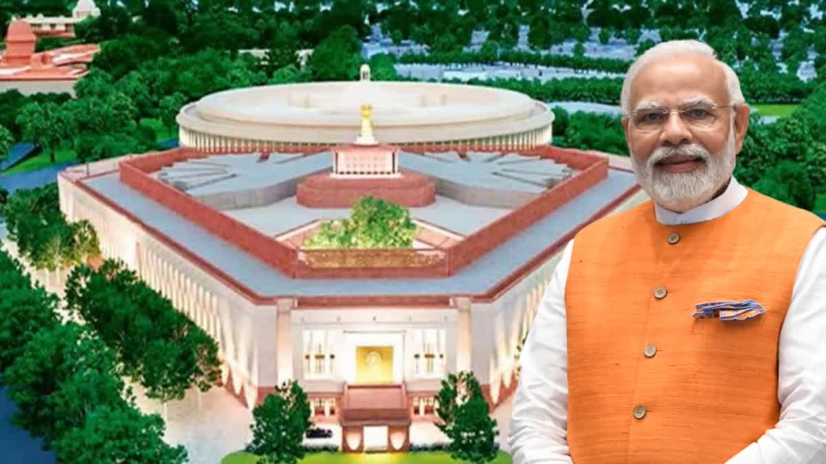 Prime Minister Modi inaugurates the new grand Parliament building ...