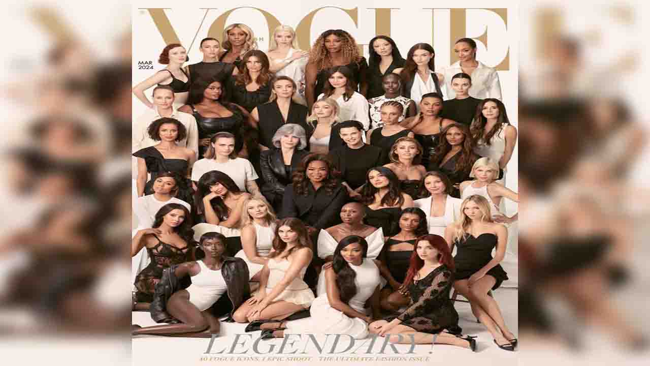 Behind the Scenes: British Vogue's Legendary Cover with 40 Women ...