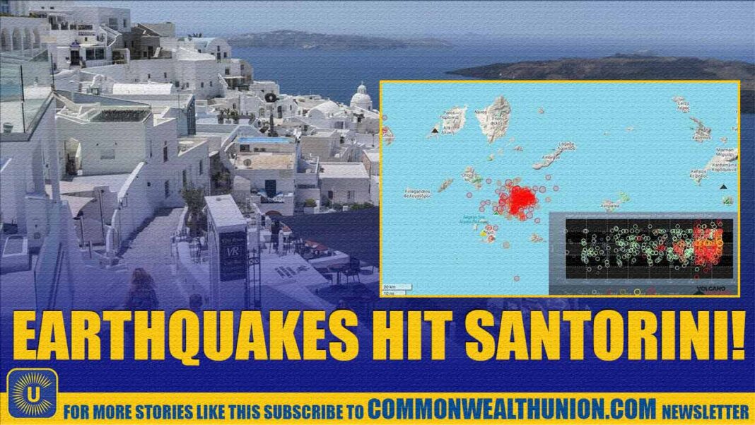 Mass Evacuations Begin as Earthquakes Rock Santorini! - Commonwealth Union